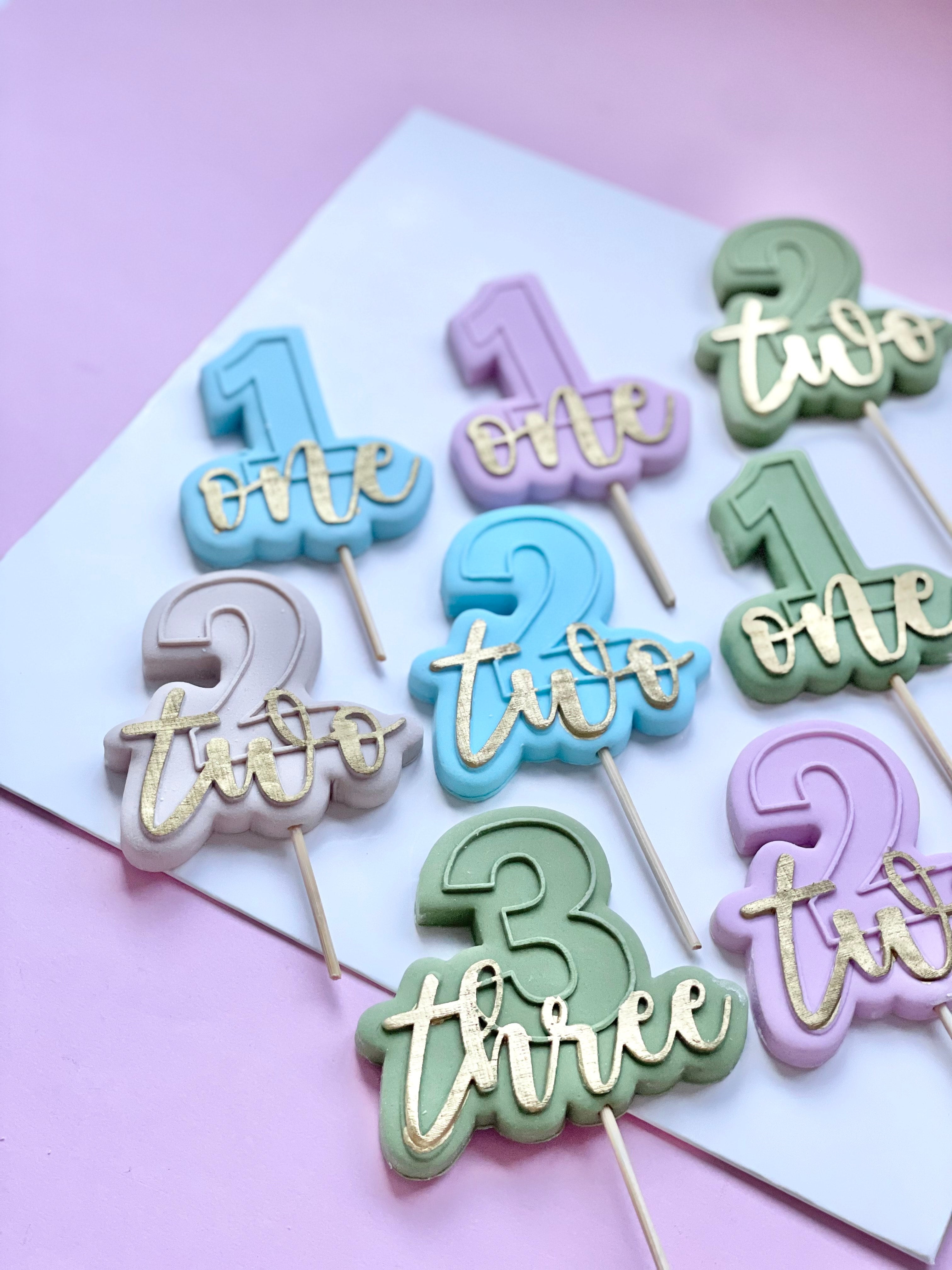 Number Word Topper | Hello Cakers